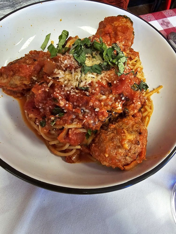 Spaghetti and meatballs&mdash;the dish your Italian grandmother would make if you were lucky enough to have an Italian grandmother.