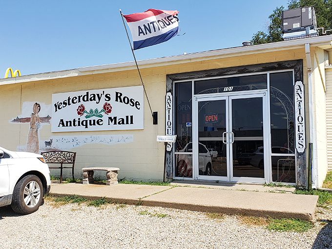 Yesterday's Rose Antique Mall waves its flag proudly&mdash;a treasure hunter's embassy where diplomatic relations with your wallet may become strained.