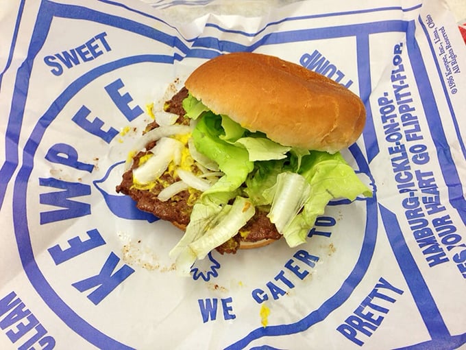 This isn't just lunch; it's a burger with lettuce so fresh and crisp it practically photosynthesizes while you're eating it.