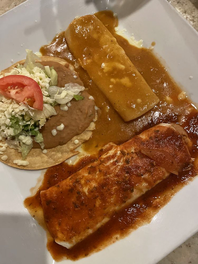 That perfect moment when cheese meets sauce meets tortilla&mdash;like a culinary love triangle where everybody wins, especially your appetite.