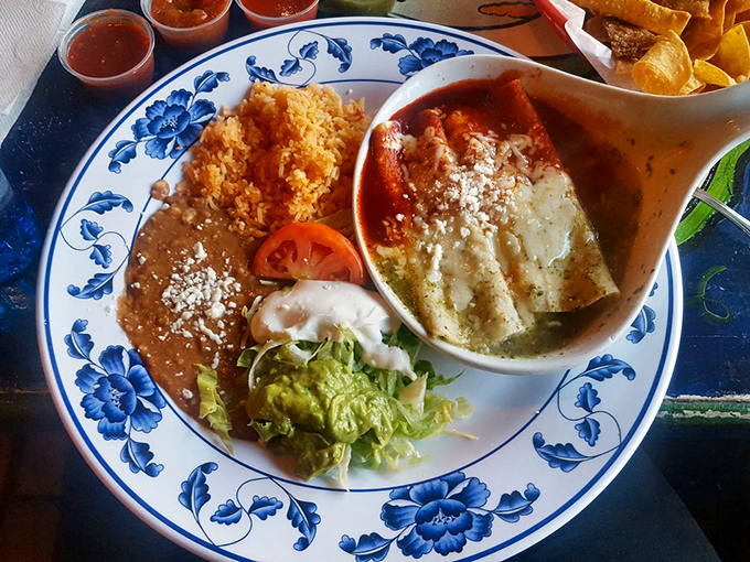 Enchiladas aren't just food here&mdash;they're an art form. That perfect balance of sauce, cheese, and tortilla is what food dreams are made of.