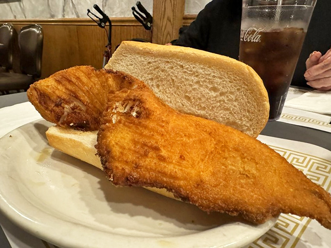 Behold the mythical Pittsburgh fish sandwich&mdash;a golden-battered behemoth that makes you wonder if they've rerouted the ocean to Pennsylvania.