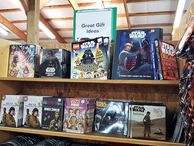 Star Wars fans, your mothership is calling! From Darth Vader to Baby Yoda, the Force is particularly strong in this corner of Virginia's book paradise.