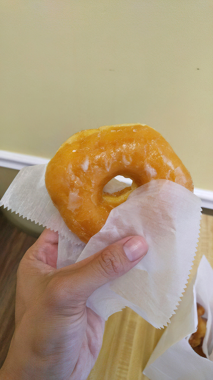 Behold the glazed perfection! That sheen isn't just sugar&mdash;it's a glistening promise of the happiness that awaits with each bite.