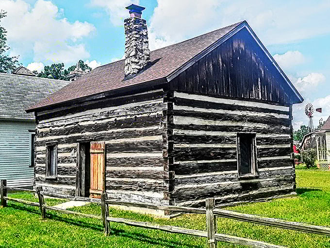 This preserved log cabin stands as testament to Allegan's pioneer roots. Imagine complaining about Wi-Fi when your ancestors lived in what's essentially a Lincoln Log creation come to life.
