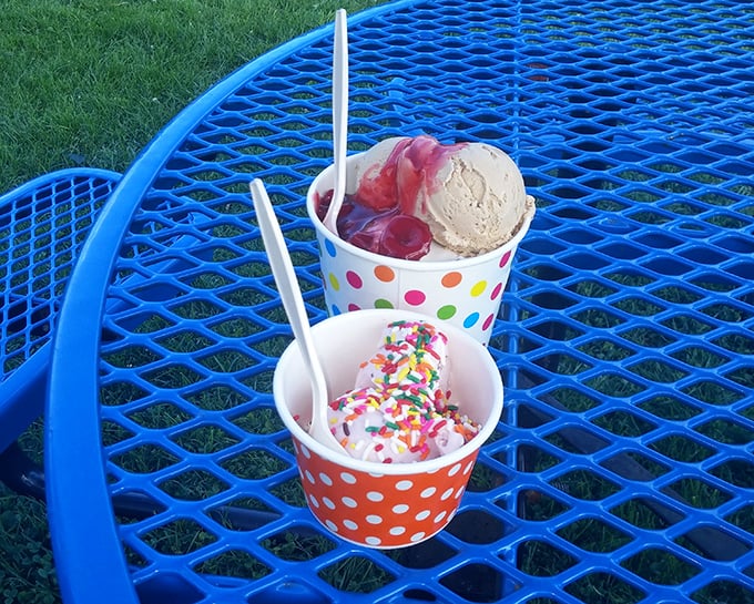 Ice cream architecture at its finest&mdash;a foundation of creamy perfection topped with the ruby jewels of summer. Cherries on top aren't clich&eacute; when they're this good.