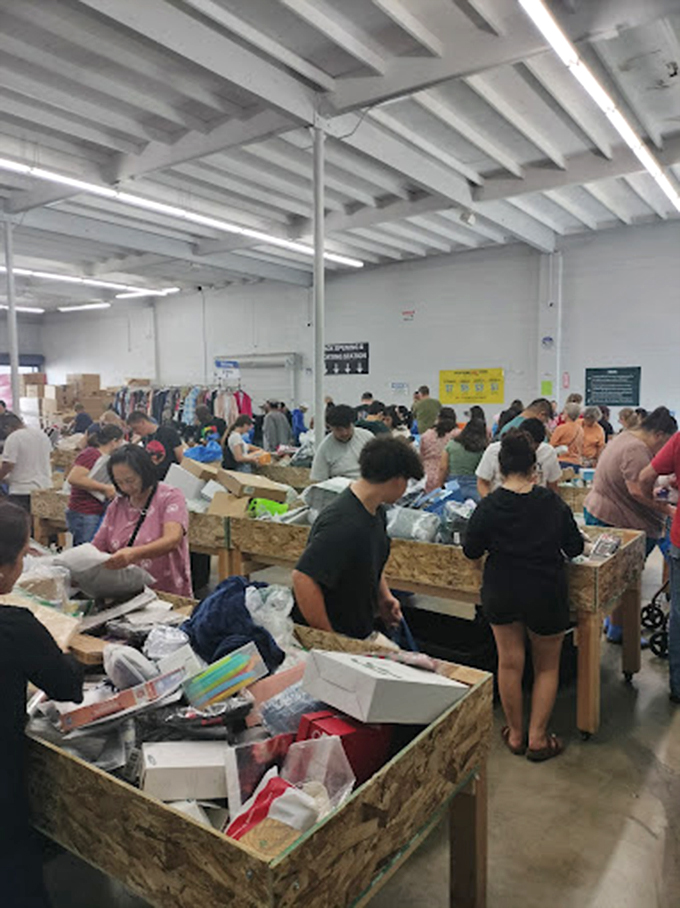 Treasure hunters in their natural habitat. The ultimate social experiment where strangers become instant allies in the quest for incredible deals.