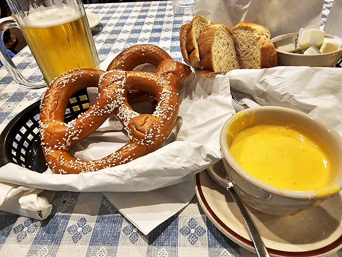 This isn't just a pretzel; it's a golden-brown masterpiece that makes those mall pretzel kiosks look like they're selling cardboard origami.