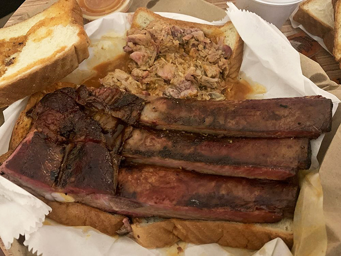 Behold the holy trinity of barbecue perfection: smoke ring, bark, and meat that's ready to surrender from the bone with just the gentlest tug.
