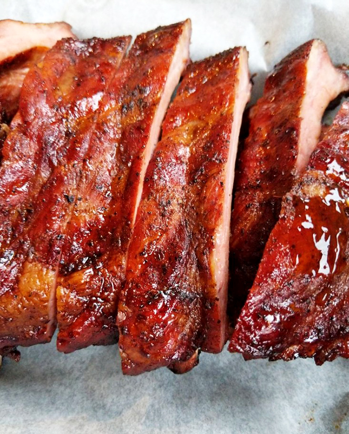 These ribs don't just fall off the bone&mdash;they practically leap into your mouth. The glistening glaze whispers sweet nothings to your taste buds.