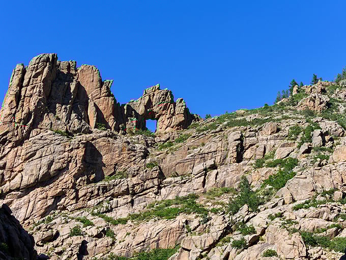 Nature's own masterpiece - this dramatic rock formation near Ca&ntilde;on City proves Colorado's best attractions don't charge admission fees.