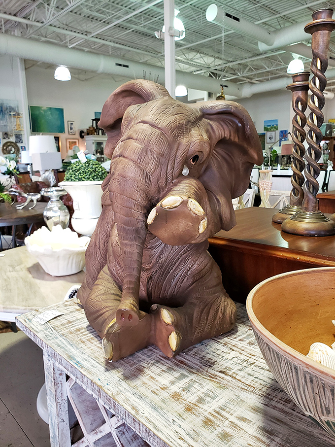 That elephant figurine isn't just decor—it's the conversation starter that'll have your dinner guests forgetting to check their phones all evening.
