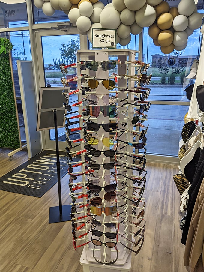 Sunglasses for $8.99? That's less than the fancy coffee drink you'll spill on yourself while excitedly telling friends about your incredible find.