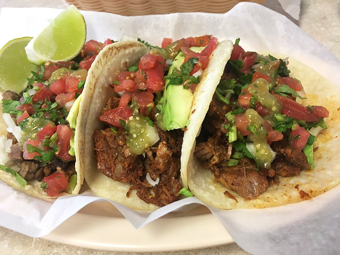 These tacos don't need Instagram filters&mdash;just fresh cilantro, diced onions, and a squeeze of lime to achieve flavor perfection on a corn canvas.