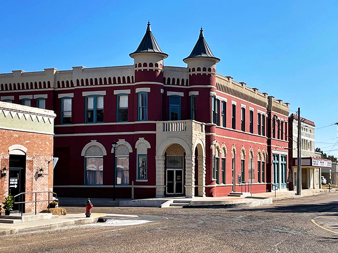 Downtown Abbeville's buildings stand shoulder to shoulder, like old friends who've weathered a century together.