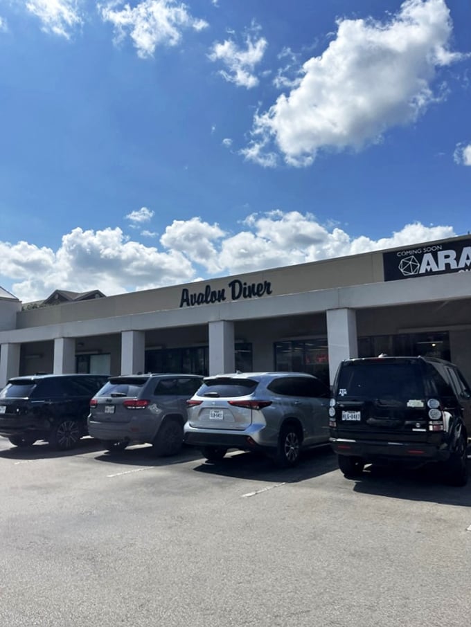Avalon Diner's clean lines and simple storefront hide a wonderland of milkshakes that could make a fitness trainer rethink their life choices.