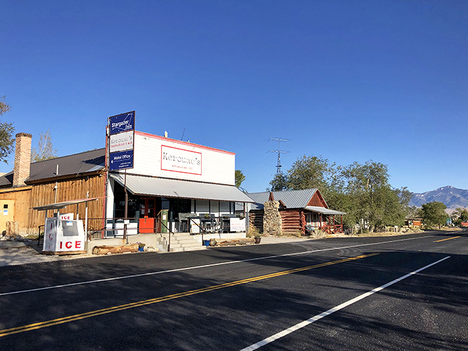 Baker might be tiny, but with these epic mountain backdrops, it punches way above its weight class.