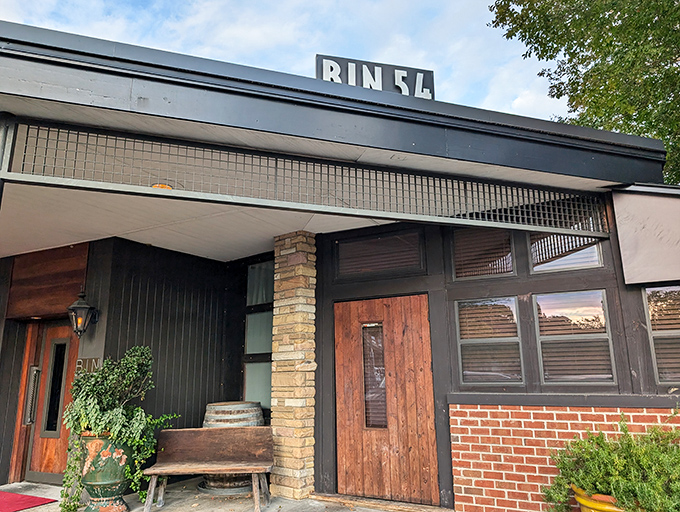 Bin 54's modern exterior hints at the sophisticated steak experience waiting inside. Like a well-dressed gentleman with exceptional taste.