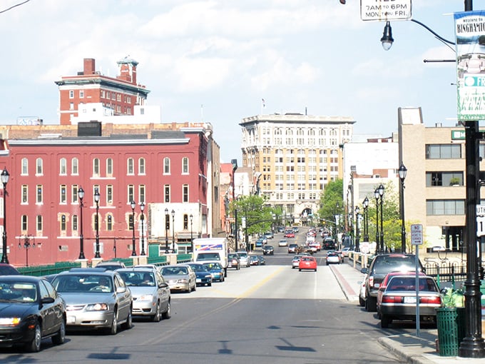 Binghamton's impressive cityscape proves you don't need a big budget to enjoy beautiful urban views and riverside living.