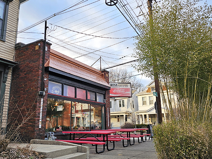 Burger Boy's corner spot looks like Edward Hopper painted a diner, then filled it with burgers that would make him drop his brush.