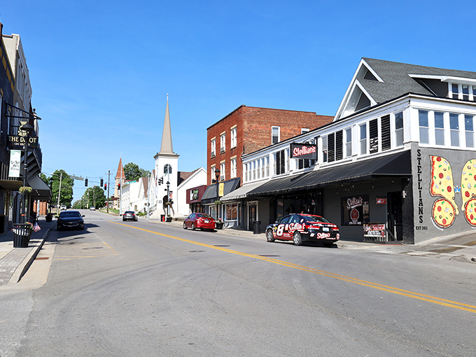 Central City's historic downtown buildings stand ready for window shopping that won't empty wallets already stretched by fixed incomes. 
