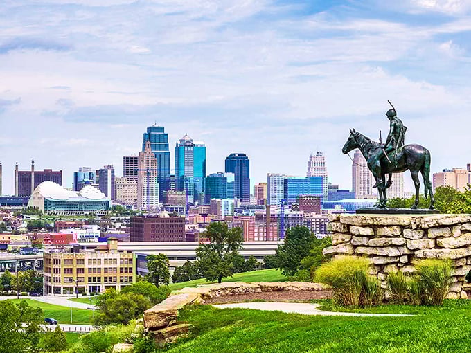 Chanute's main street looks like a movie set where the plot twist is how affordable everything is for retirees on fixed incomes.