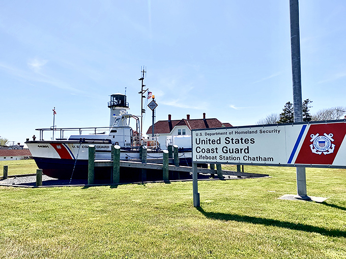 Visit the historic Coast Guard Lifeboat Station in Chatham, where you can explore maritime history and see an iconic rescue boat.