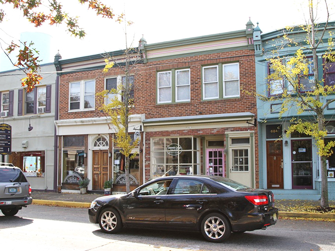Explore the beautiful historic storefronts of Collingswood, where you can enjoy a perfect afternoon of local shopping and cozy dining.
