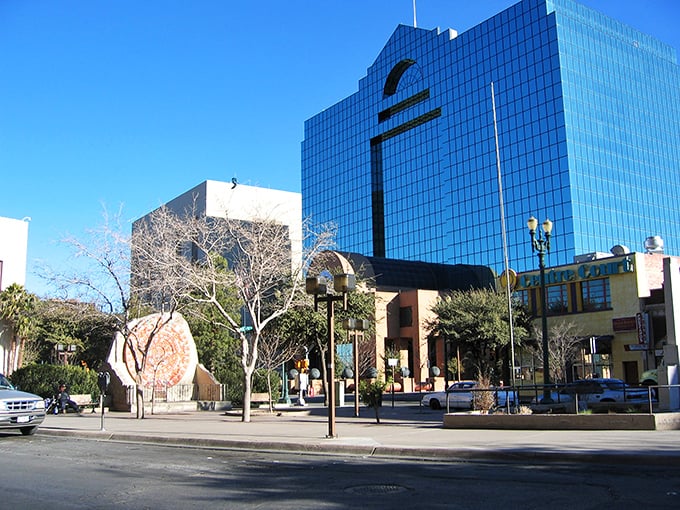 El Paso's skyline stands proud against mountain backdrops&mdash;like Texas putting its boots up on nature's coffee table. 