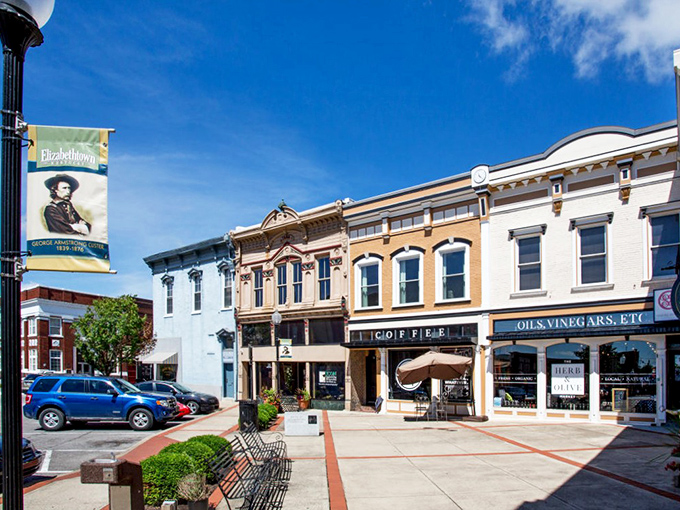 Elizabethtown's historic district looks like the movie set where small-town America plays its most authentic role.