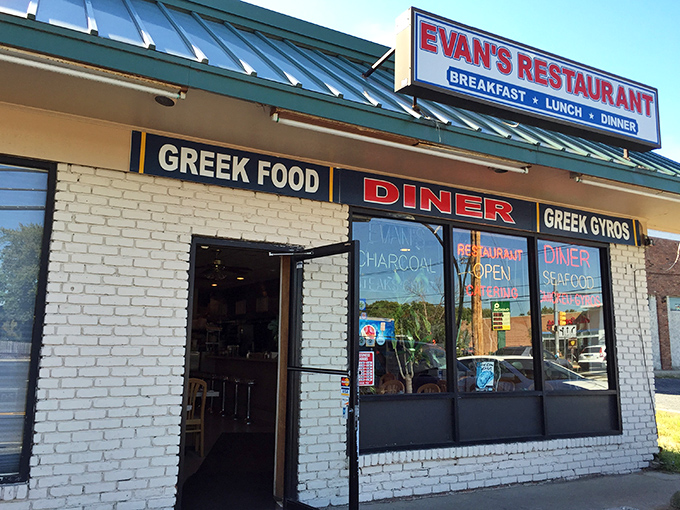 Evan's may look unassuming, but don't be fooled &ndash; behind that brick exterior lies a Greek-inspired breakfast paradise worth writing home about.