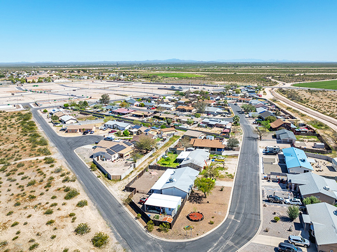 Desert landscapes frame this hidden gem where time slows down and retirement dollars stretch further.