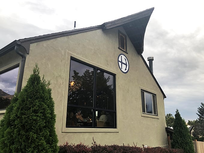 Harbor Seafood's distinctive A-frame design stands out like a lighthouse for hungry seafood lovers. Architectural charm meets culinary treasure!