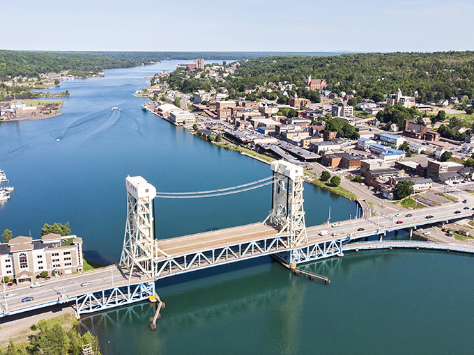 Houghton's iconic lift bridge connects more than just two peninsulas - it links past and present in this historic mining town.