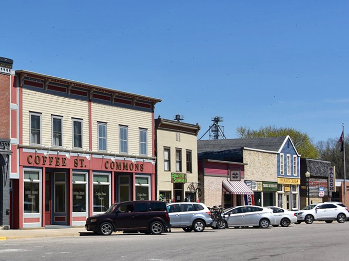 Lanesboro's preserved 19th-century storefronts stand shoulder to shoulder, like old friends who've weathered a century of Minnesota winters together.