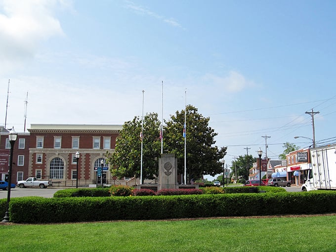 Leonardtown's colorful row houses aren't just pretty &ndash; they're homes where neighbors know which doorbell to ring when they need sugar.