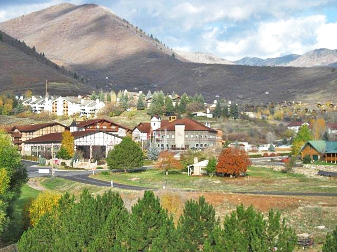 Midway's mountain setting looks like a Swiss postcard, but the cost of living won't require a Swiss bank account.