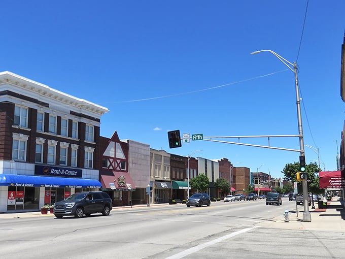 Newton's classic brick buildings create a downtown where you can actually find parking and shopkeepers who remember your name.