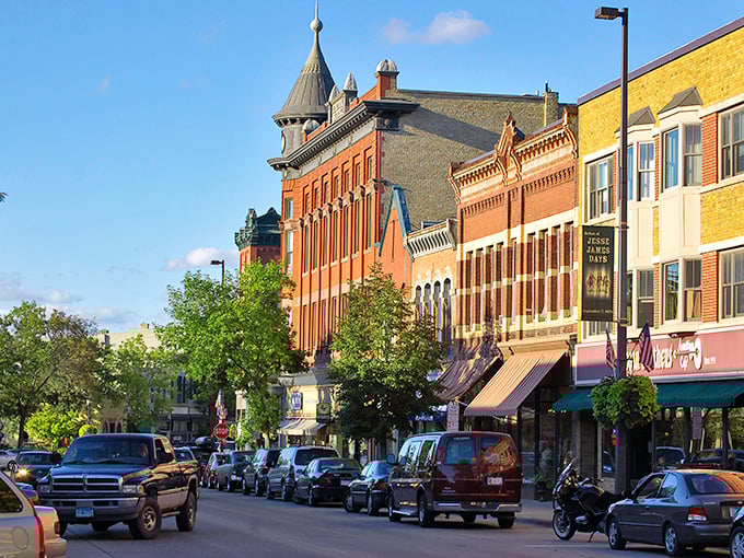 Northfield's classic Main Street could be a movie set. Those awnings shelter shops where prices haven't gone Hollywood.