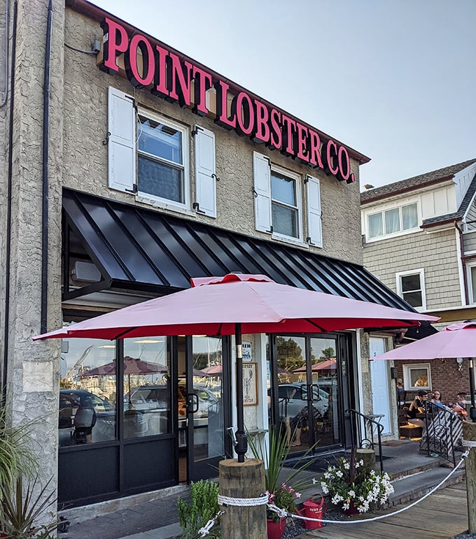 Point Lobster Co's unassuming exterior hides seafood treasures that would make Neptune himself wait in line for a table.