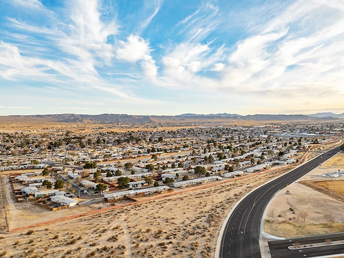 Ridgecrest sits cradled by four mountain ranges, where desert sunsets put on a free light show every evening.