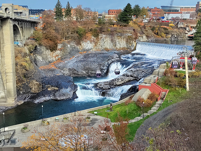 Spokane's downtown rises from the river valley like hope itself, offering big-city amenities without big-city price tags. 