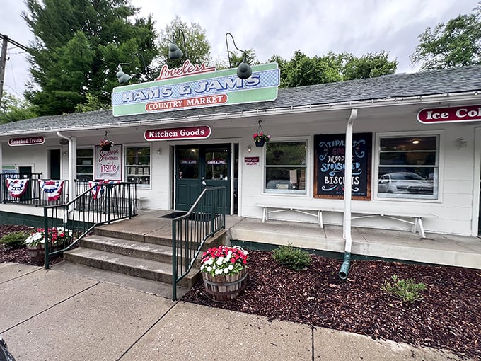 The Loveless Cafe's country market facade feels like a warm hug, promising homemade jams and biscuits that could make angels weep.