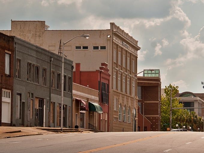 The sun shines bright on Albany's downtown shopping district &ndash; where your Social Security check stretches further than your imagination.