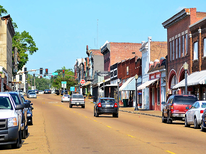 Main Street Canton showcases the kind of architectural details they just don't make anymore&mdash;unless you're building a movie set. 