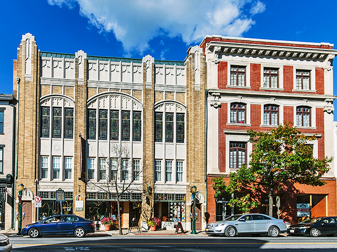 Carlisle's charming streetscape – where buildings from different centuries stand shoulder to shoulder like old friends sharing stories.