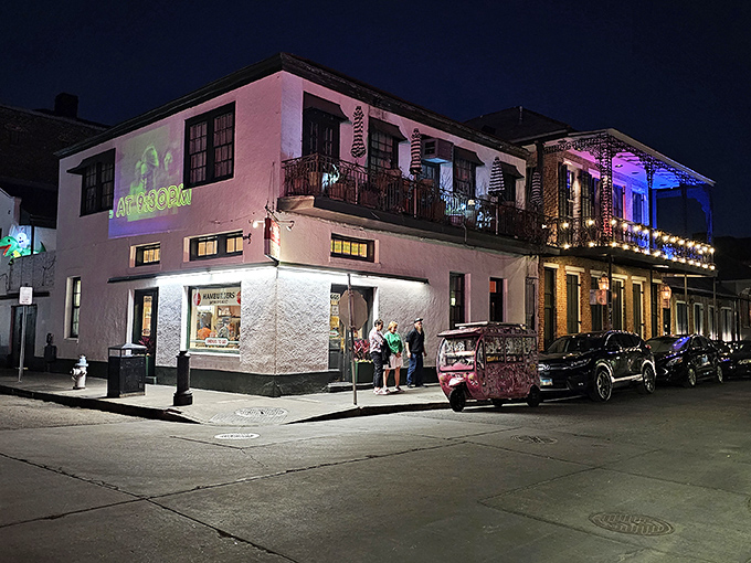 This tiny white storefront houses breakfast magic that's been saving late nights and launching great mornings for decades.