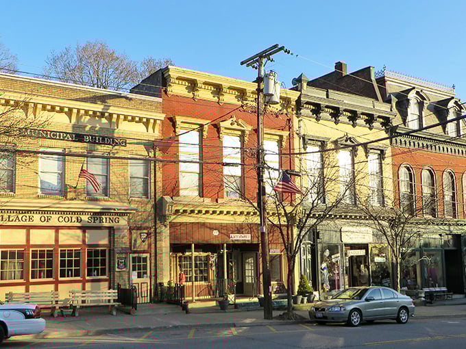 These historic storefronts in Cold Spring house everything from antiques to artisanal treats, each with a story as colorful as their facades.