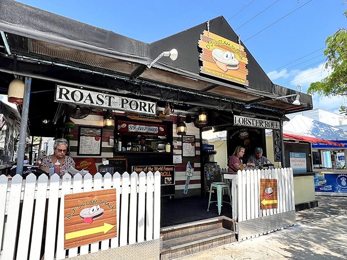 White picket fence, blue door, and seafood that makes you forget your name &ndash; this little Key West gem is worth the hunt.