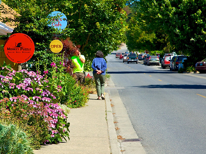 Wandering Eastsound&rsquo;s village streets is like finding a tucked-away storybook town &ndash; colorful, creative, and delightfully laid-back.